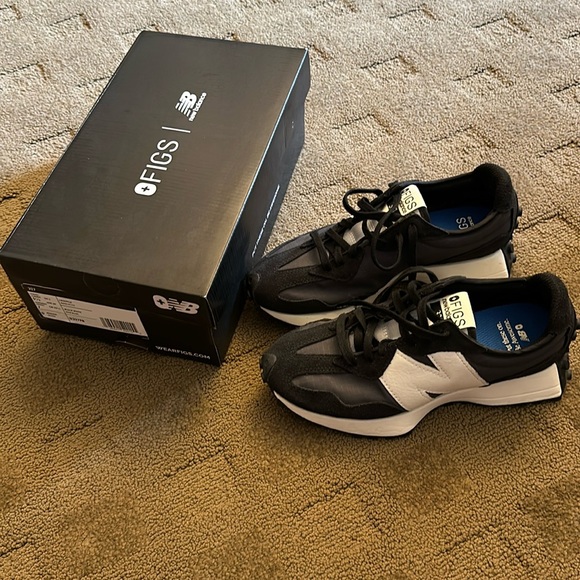 New Balance | Shoes | New Balance 327 By Figs Size 7 Blackwhite | Poshmark